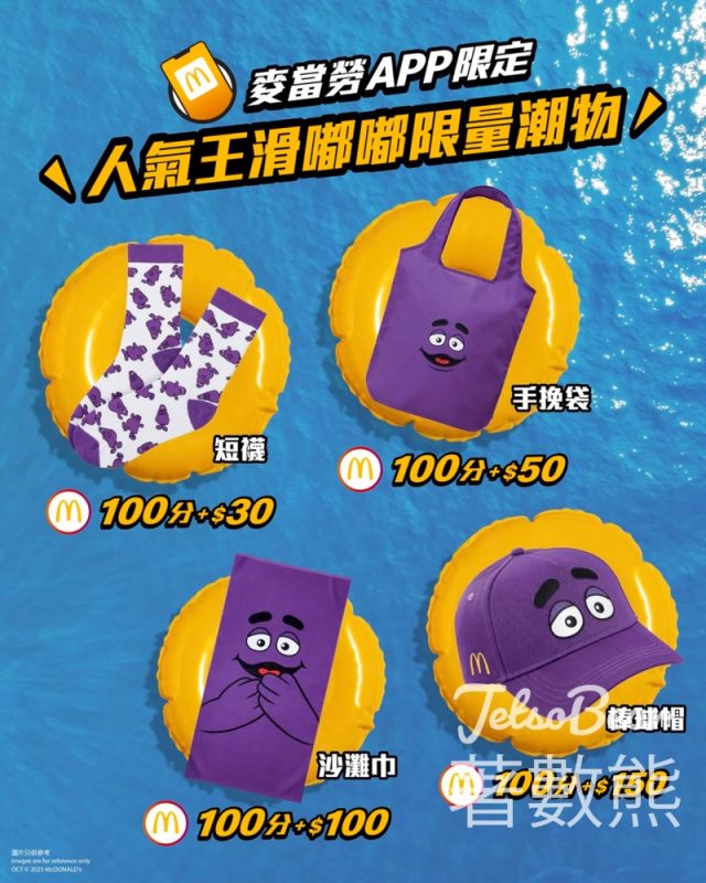 Jetso Bear - 麥當勞 換領人氣王滑嘟嘟限量潮物